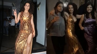 Kangana Ranaut shows Bollywood moves at Tejas wrap-up bash amid ...