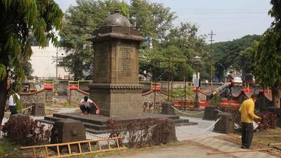 Restoration of Maratha Memorial in Pune Camp ahead of event on November ...
