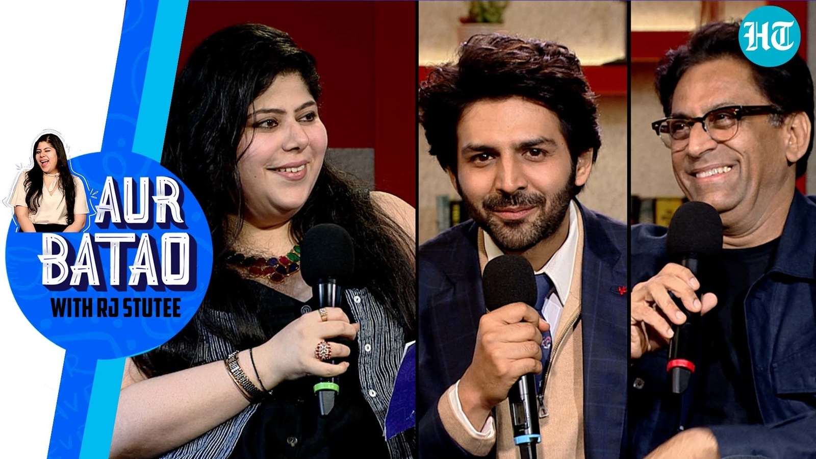 Kartik Aaryan talks about Dhamaka, female fans & more | Ram Madhvani | Aur Batao | Hindustan Times