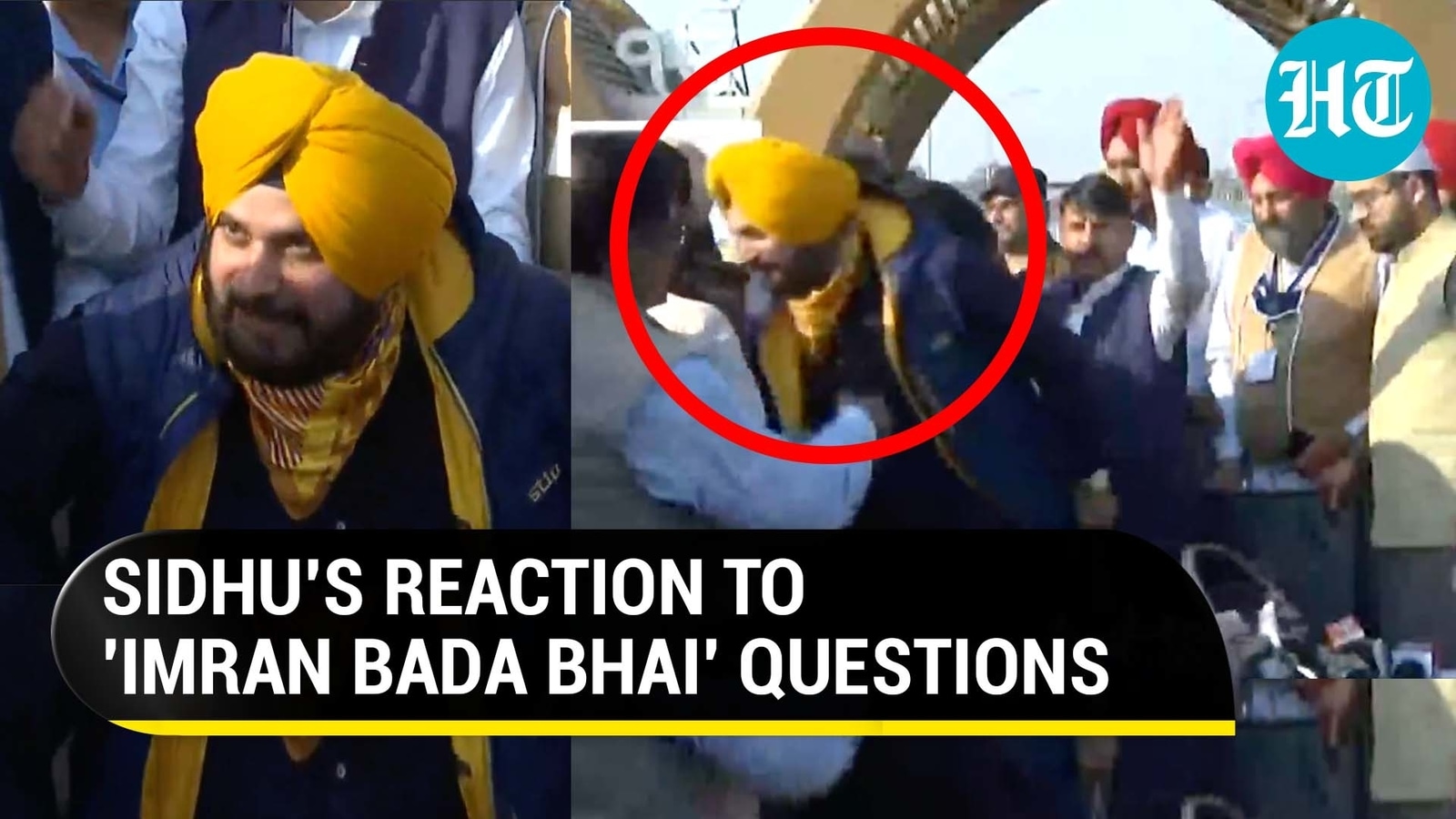 Watch Sidhu's reaction to question on calling Imran Khan 'bada bhai ...