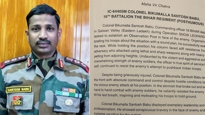 Galwan hero Colonel Santosh Babu to be awarded Maha Vir Chakra ...