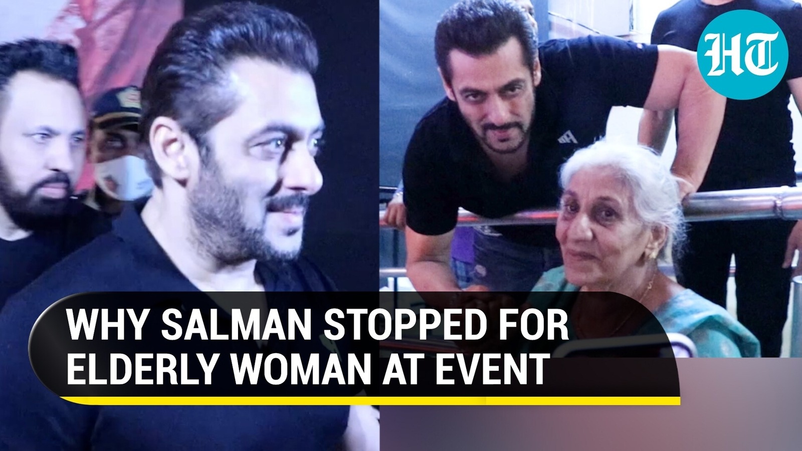 Salman's special move for elderly woman, takes blessings at screening ...