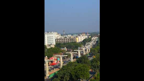 Agra metro rail project construction completes its first year ...
