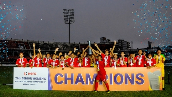 Manipur survive penalty shootout to win 21st Senior Women's NFC title ...