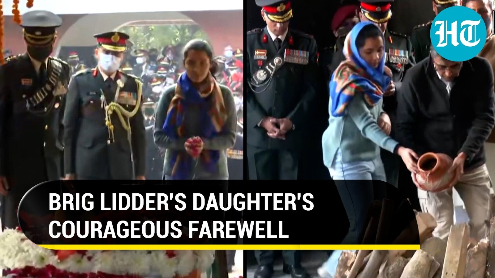 'A hero, my best friend': Brig Lidder's daughter on bidding him last farewell | Hindustan Times