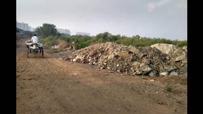 Construction debris illegally dumped near mangroves in Ulwe, claim ...