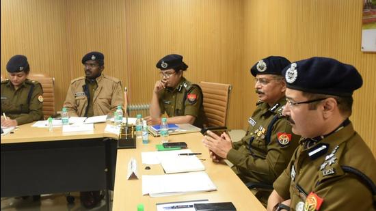 Noida police officials meet to discuss preparations for upcoming ...