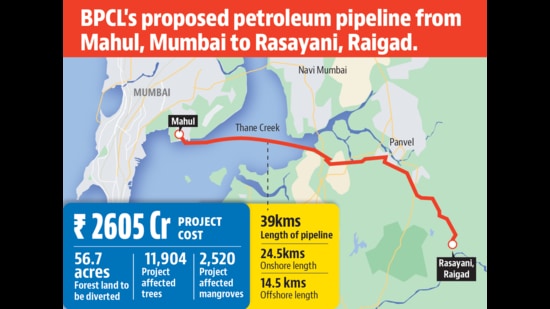HT Exclusive: Proposal to fell 12k trees in Thane creek for petroleum ...