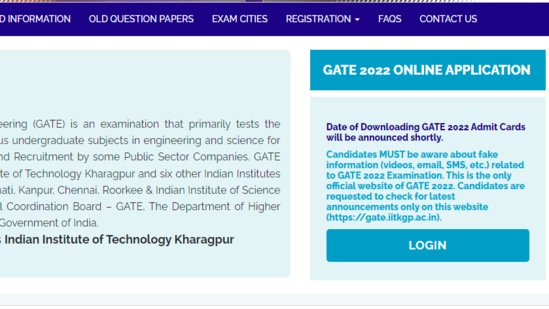 GATE 2022 admit cards expected to be out soon, know how to get hall ...