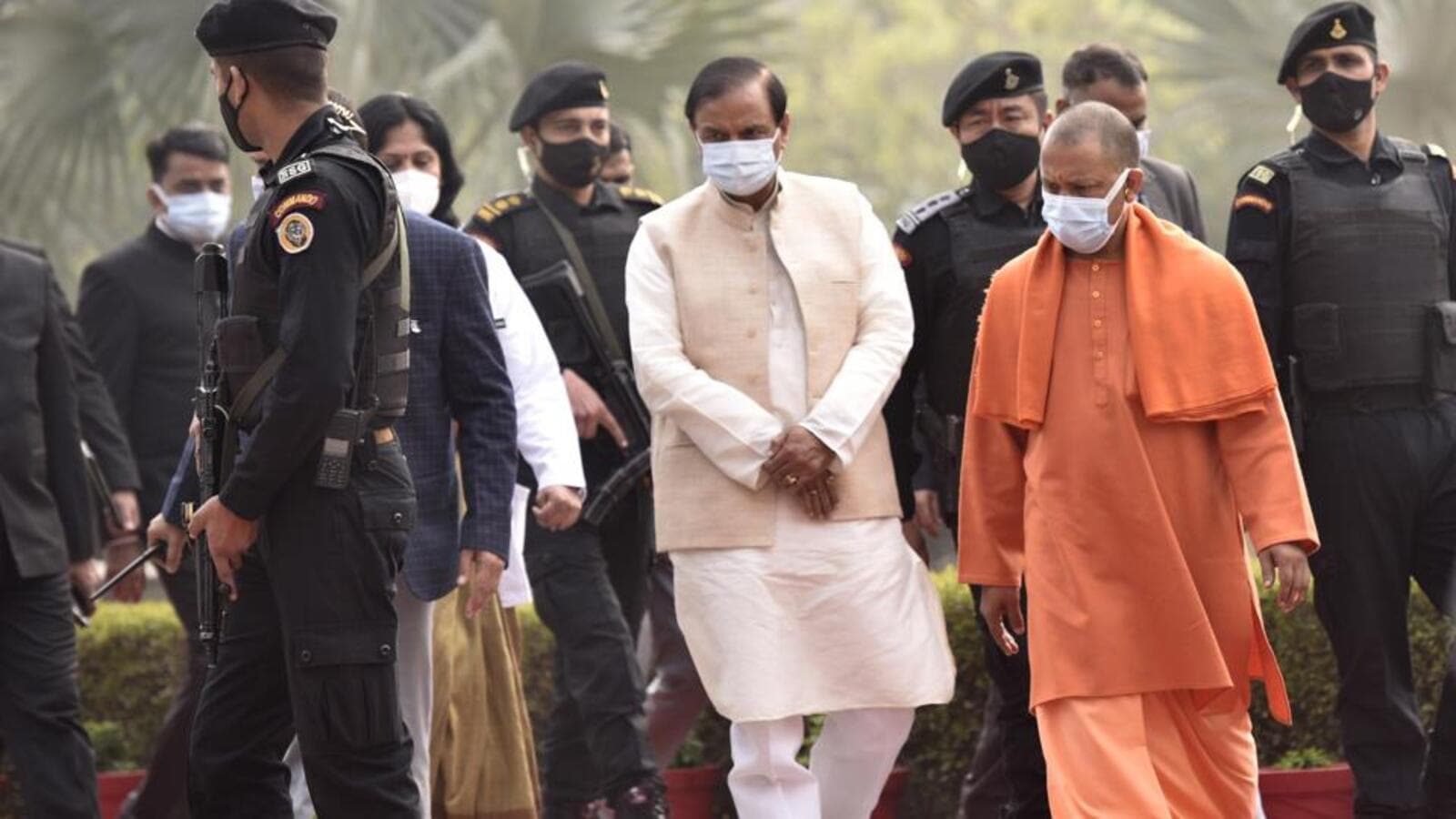 In Greater Noida, CM Yogi Adityanath takes a dig at opposition over ... In Greater Noida, CM Yogi Adityanath takes a dig at opposition over ...