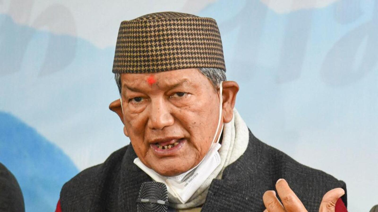 Uttarakhand elections: Congress fields Harish Rawat from Ramnagar ...
