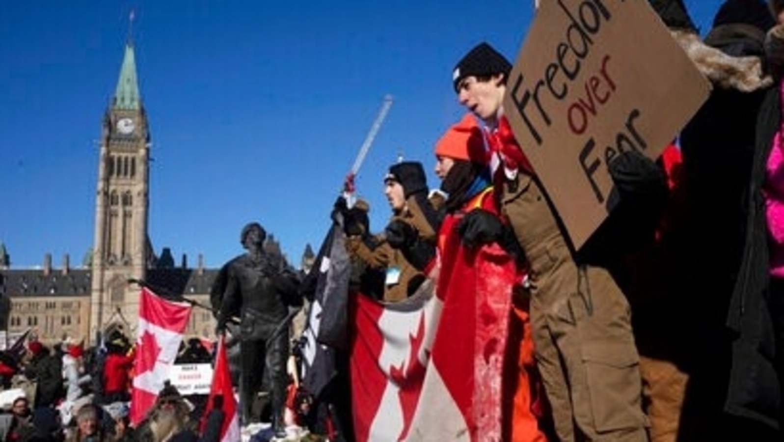 Anti-vaccine protest in Canada spurs outrage | World News