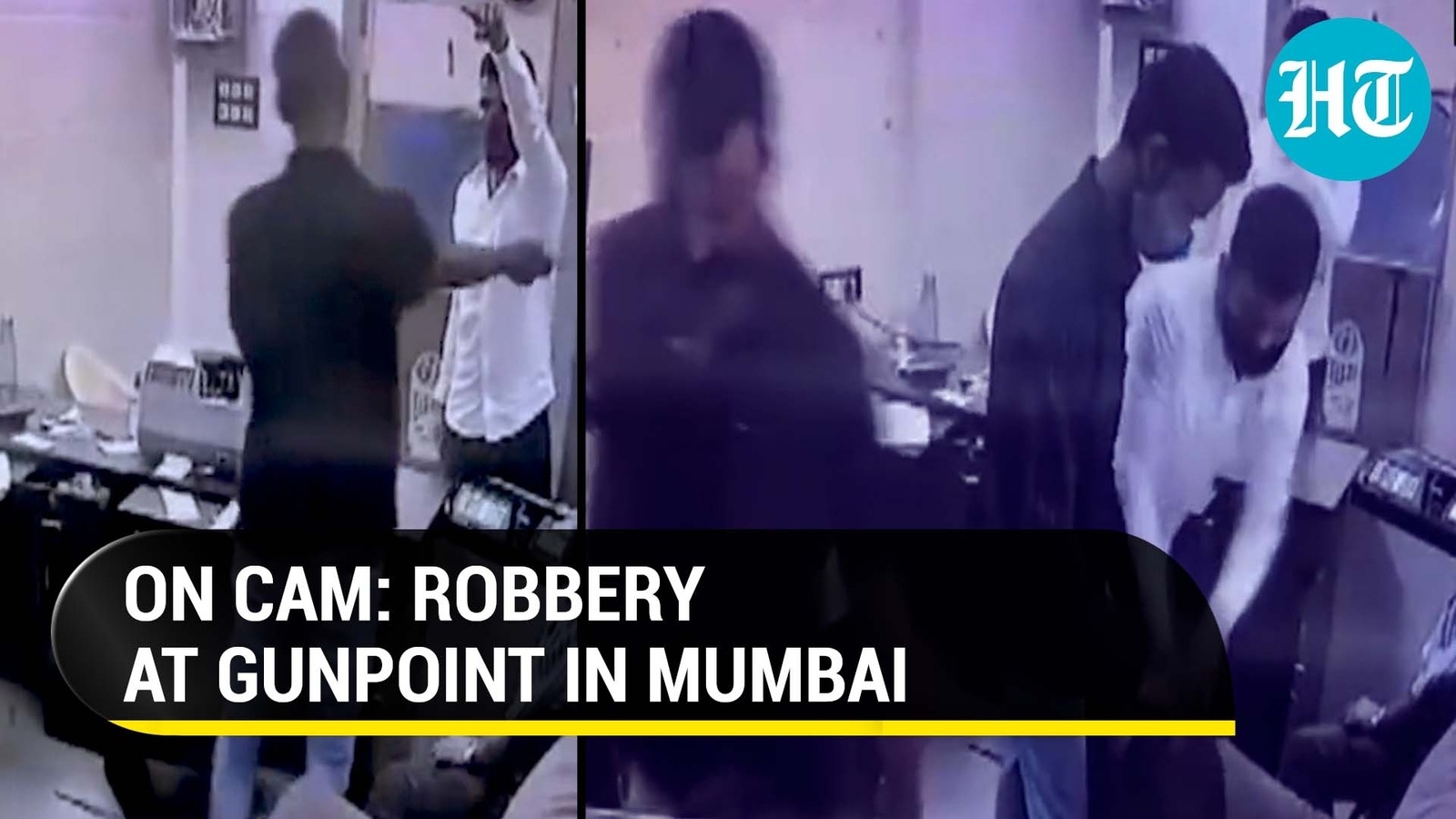 Caught on cam: Over ₹77 lakh cash robbed at gunpoint from a Mumbai firm ...