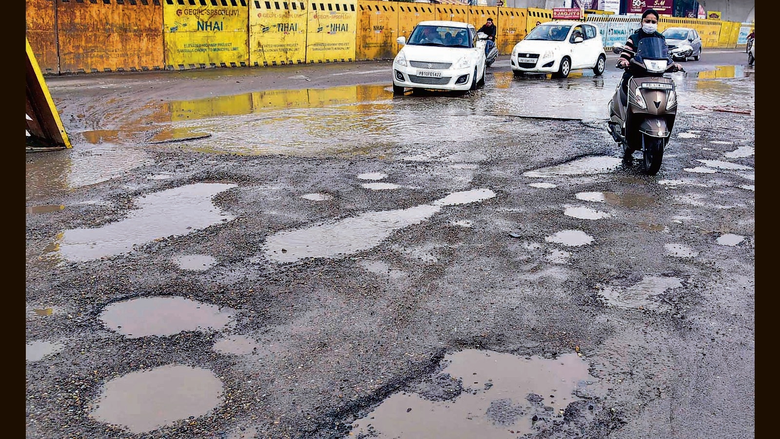 Ludhiana: Heavy rain casts the spotlight on poor quality of roads ...