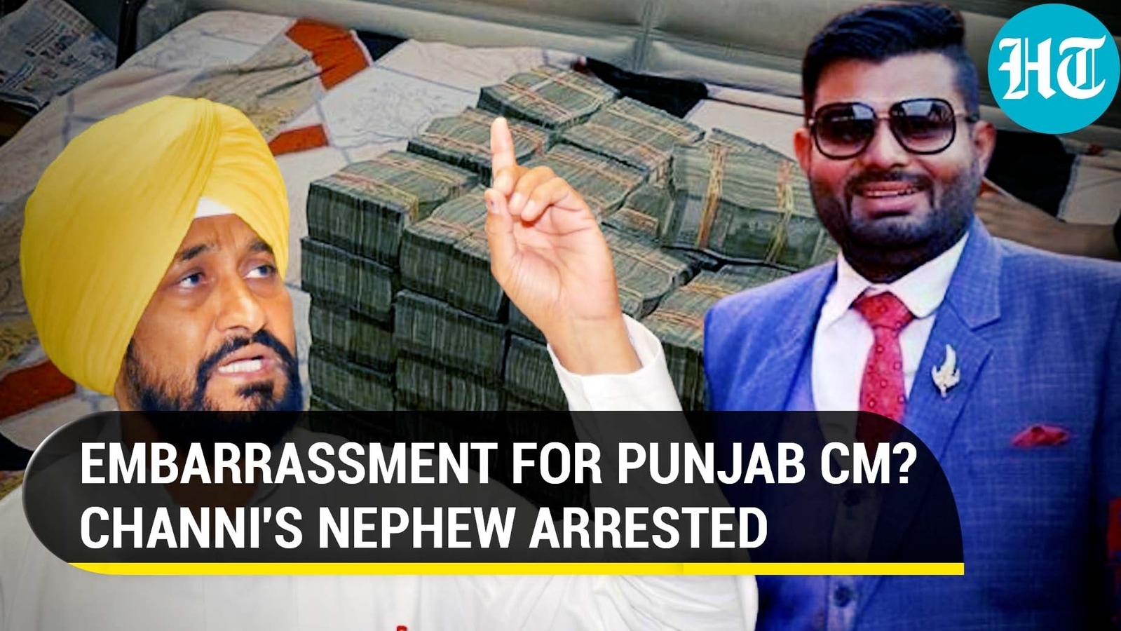 Channi's nephew arrested by ED over money laundering charges in sand mining case | Hindustan Times