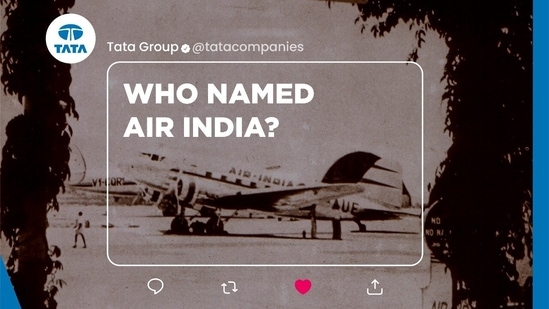 How did Air India get its name? Tata Group reveals story in a tweet ...