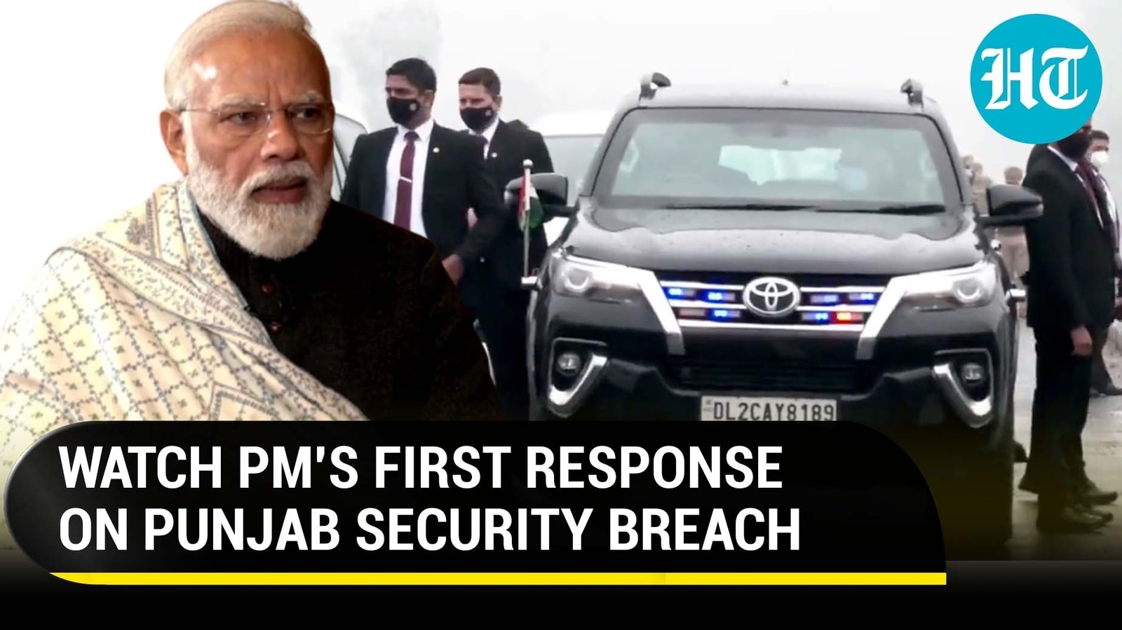 'I've maintained silence because....': Watch PM Modi on Punjab security ...