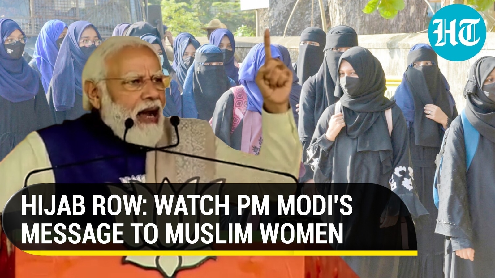‘Bid to instigate…': PM Modi reaches out to Muslim women amid Hijab row ...