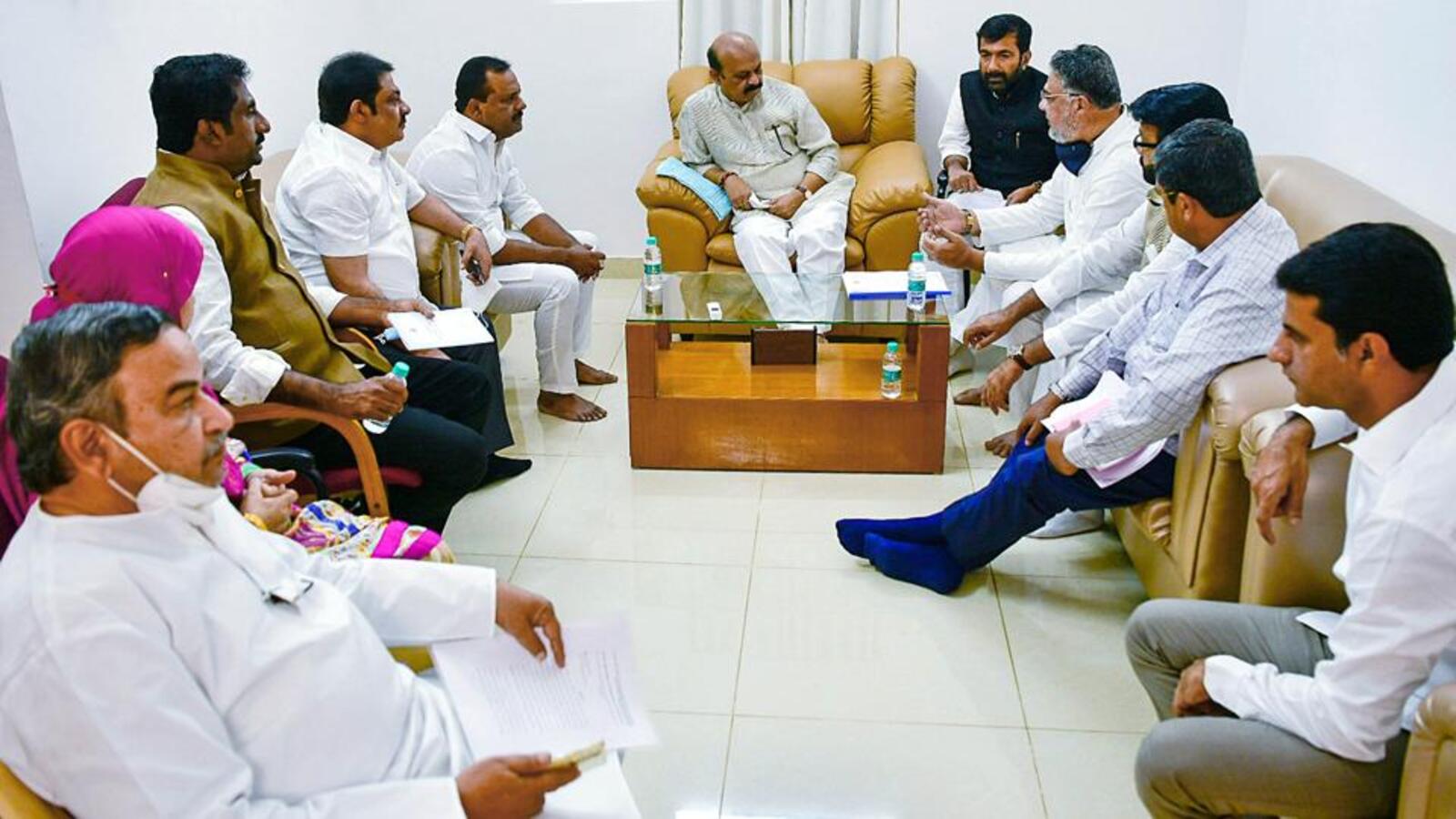 Karnataka: Muslim legislators meet CM, seek strict action in hijab row ...