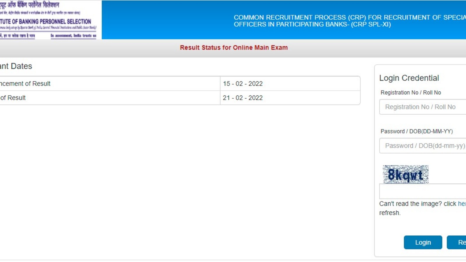 IBPS SO Main 2021 Results declared at ibps.in, here's how to check ...