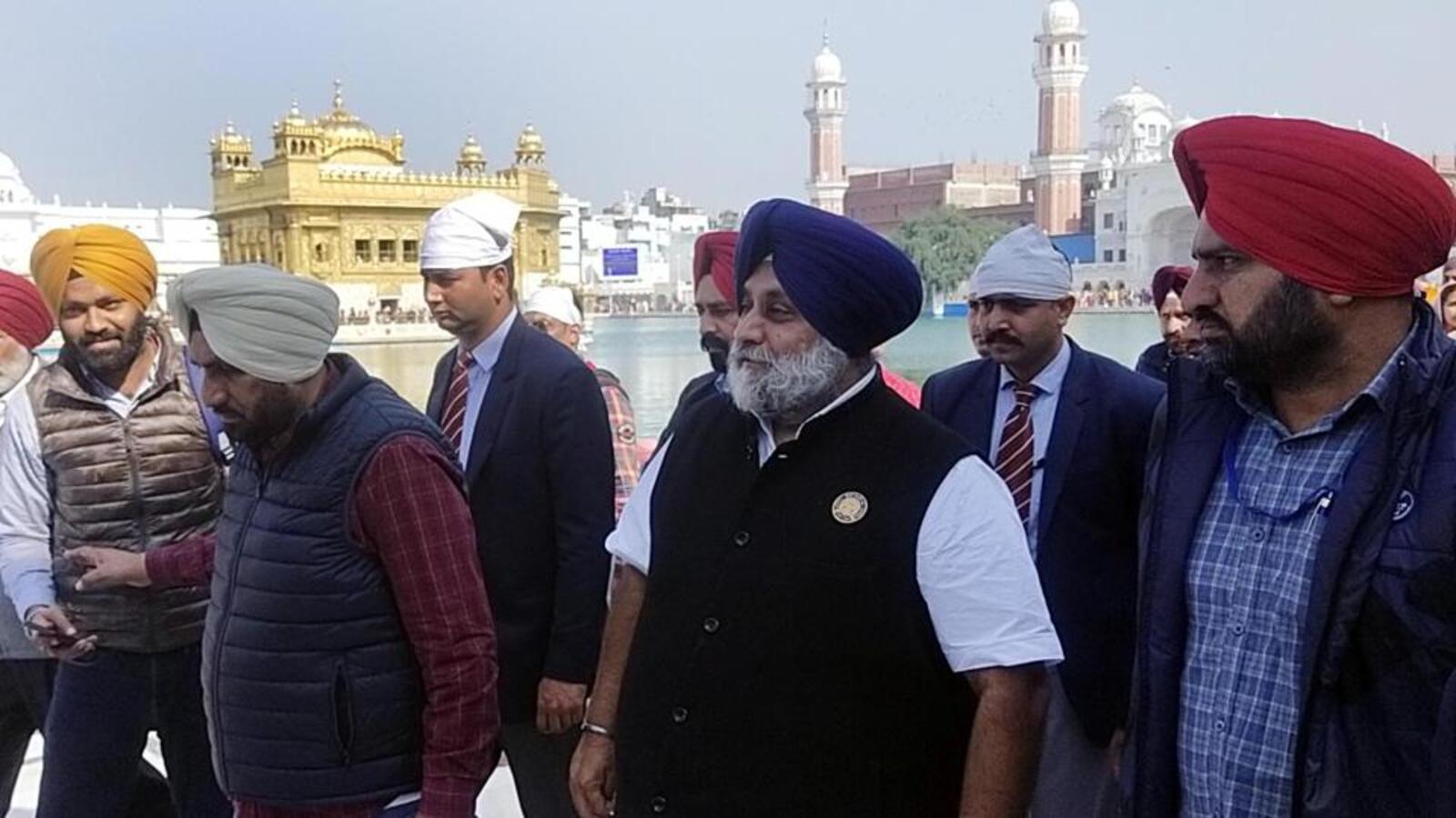 SAD president Sukhbir Badal terms Congress, AAP as ‘Dilli Dals ...