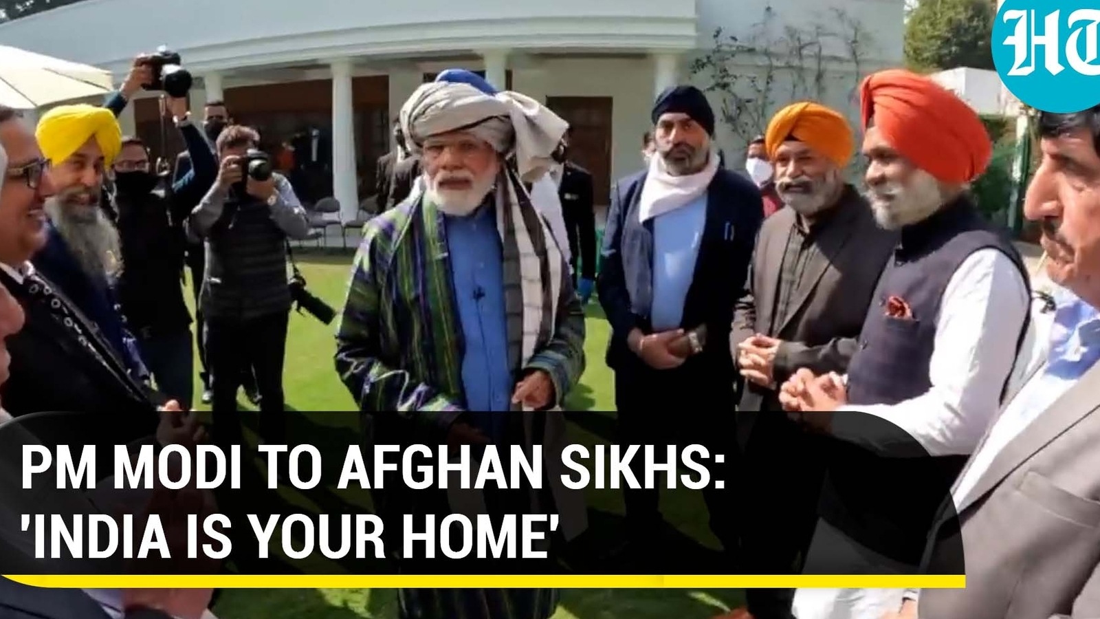 Afghan Sikhs, Hindus meet PM Modi; Hail India for sheltering them ...