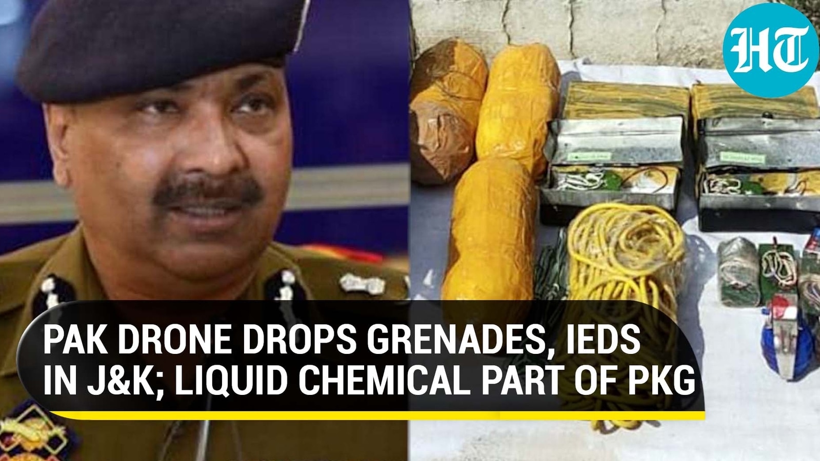 J&K: In a first, Pak drone drops liquid chemical along with IEDs ...