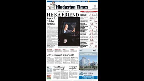 HT This Day: March 02, 2006 -- Bush Yatra | India News