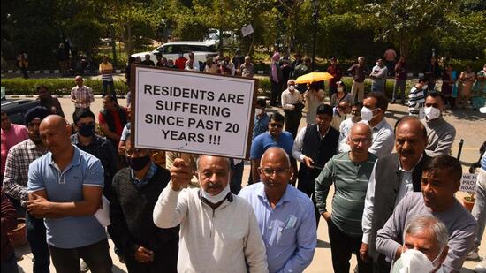 ‘Decades of suffering’: 200 residents from Gurugram condominium protest ...