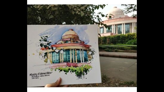 Delhi on a canvas: Young artists get high on creative rerun | Latest ...