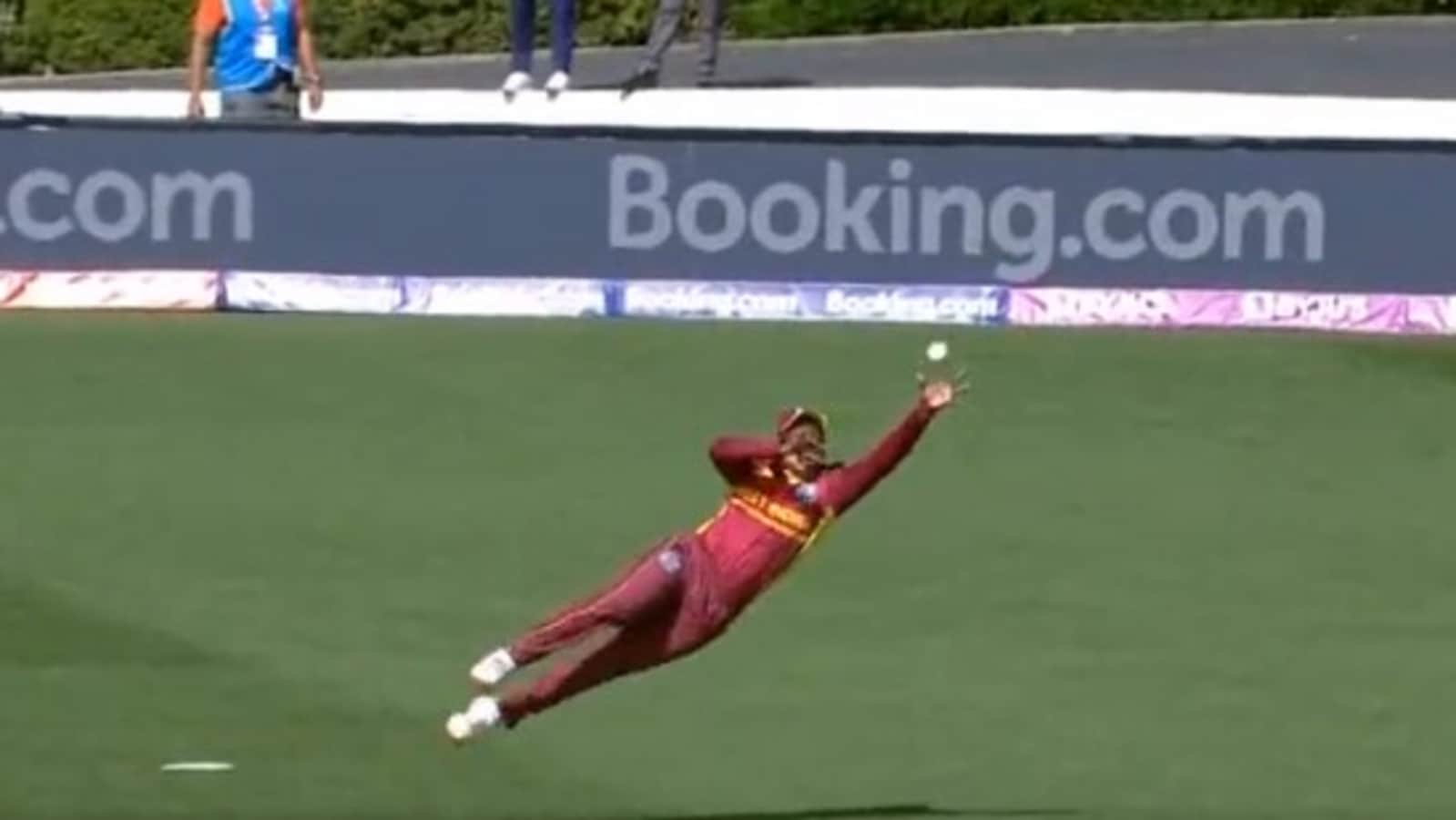 Watch: West Indies' Deandra Dottin picks one-handed stunner against ...