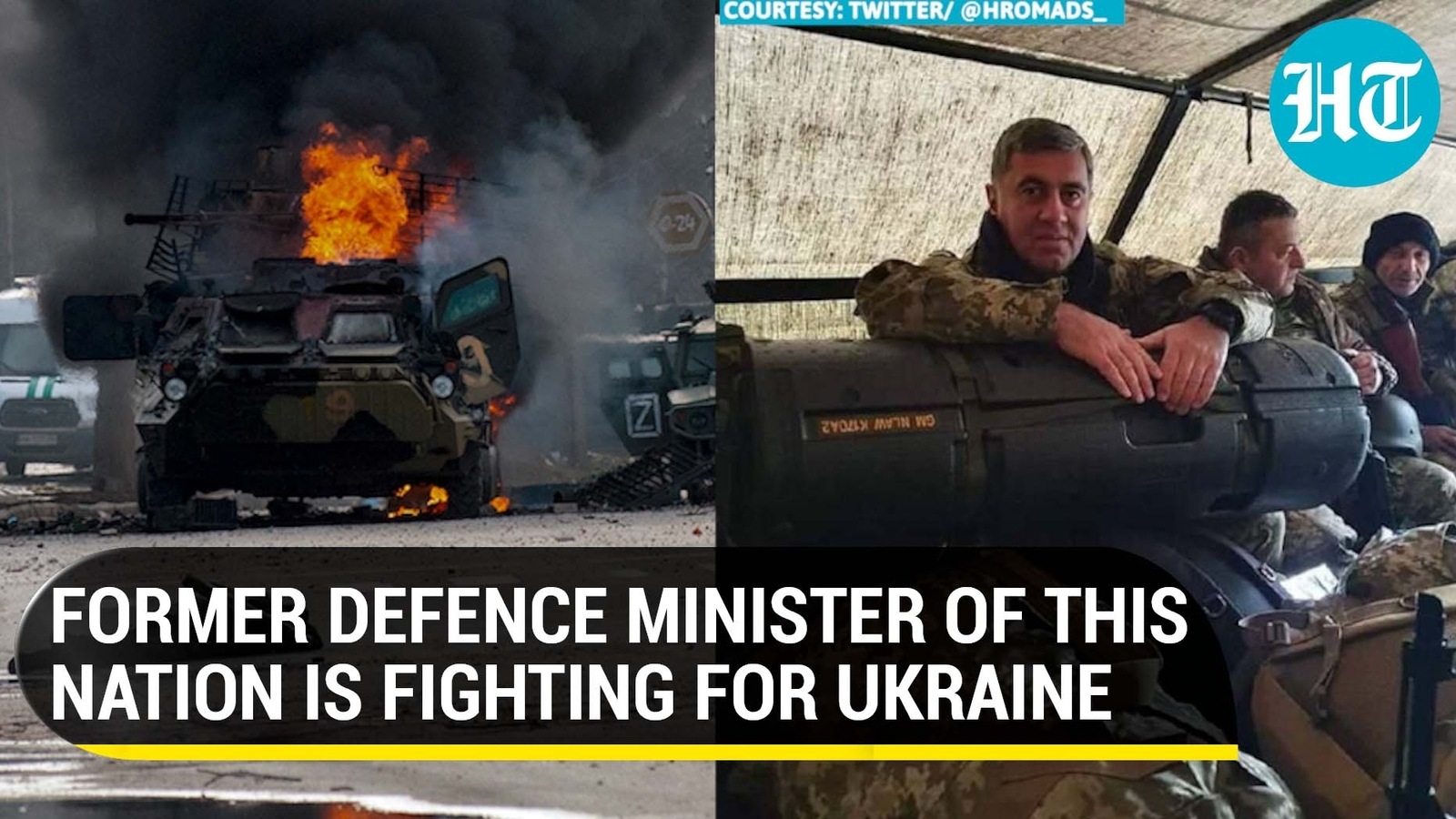 Georgia's ex-Defence Minister in Ukraine, joins the fight against ...