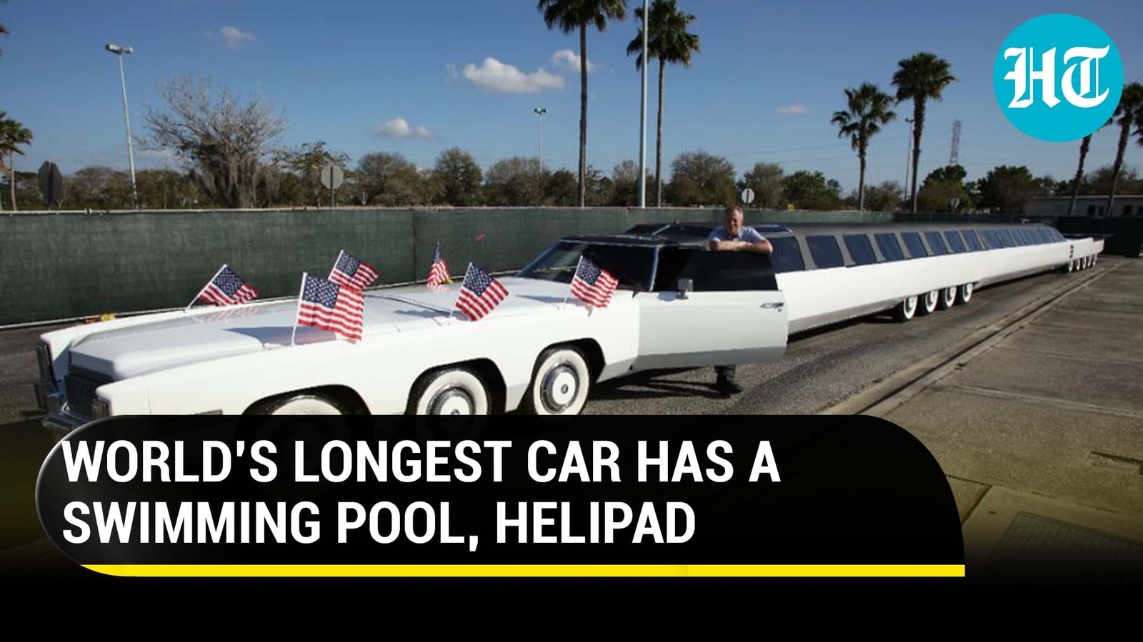 Mini-golf course, Jacuzzi, waterbed: 'The American Dream' super limo ...
