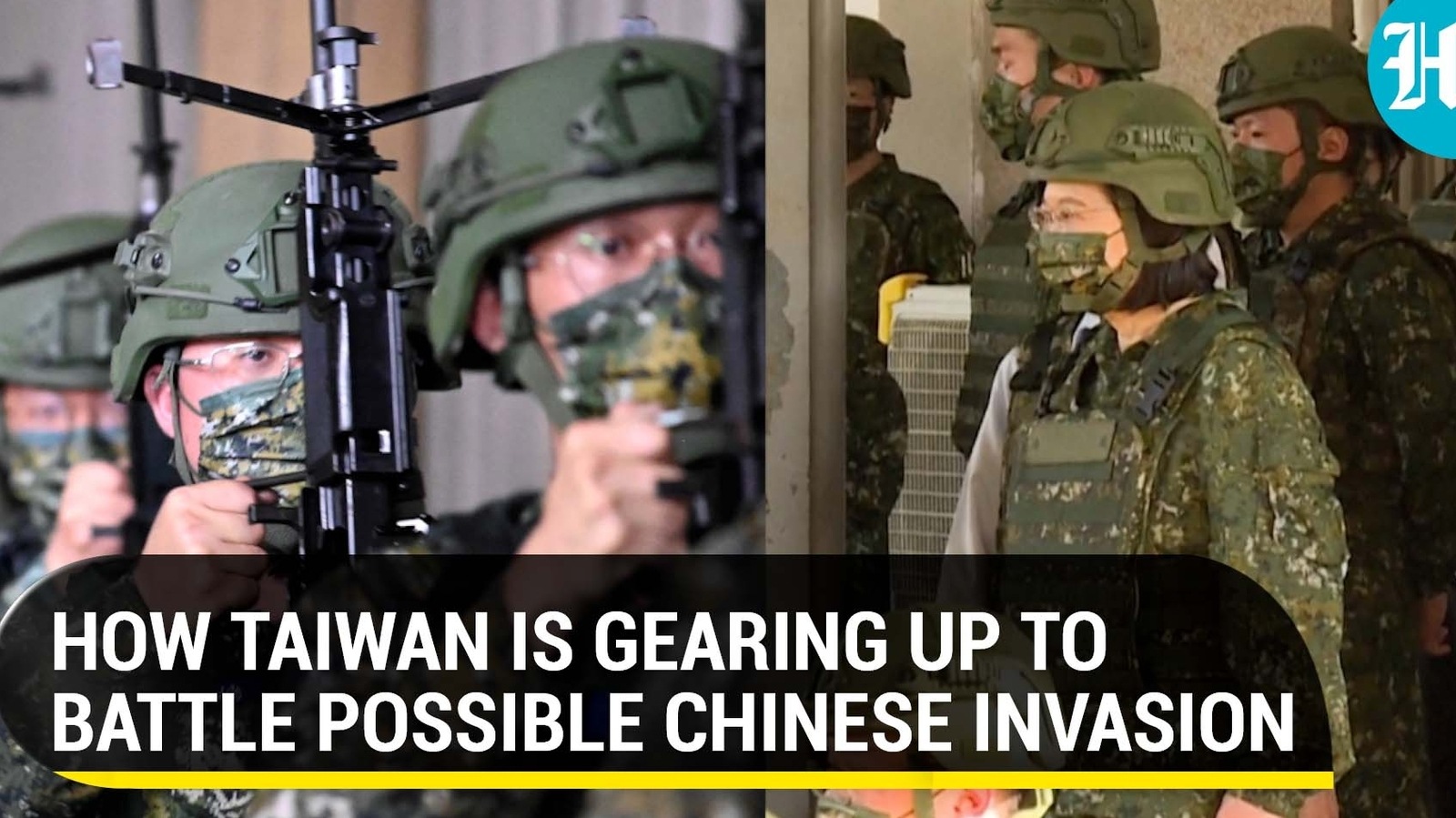 Watch: Taiwan trains military reservists to fight possible Chinese ...
