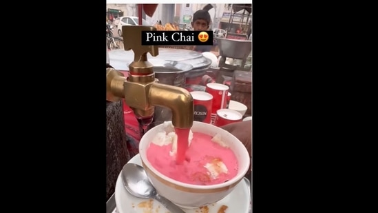 Blogger shares video of ‘pink chai’ in Lucknow. Internet divided over ...