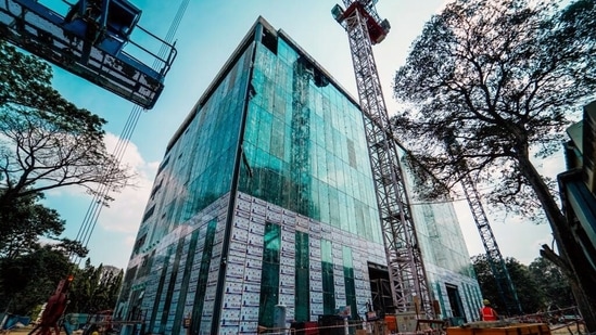 Rajnath Singh inaugurates 7-storey complex built in 45 days, a landmark ...