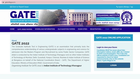 GATE 2022 scorecard released at gate.iitkgp.ac.in, Know how to check ...