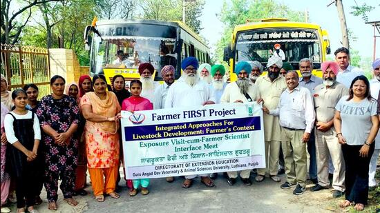Ludhiana | GADVASU organises exposure visit under Farmer FIRST Project ...