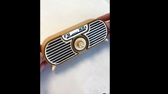 This Vintage Radio Is Made Out Of Chocolate And Caramel Watch To See