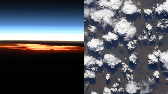 Netizens spellbound after astronaut posts pics of clouds taken from ...