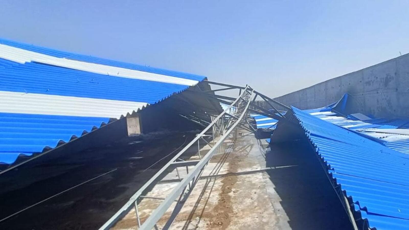 Iron shed collapse in Zirakpur: Structure owned by Patiala MLA’s ...