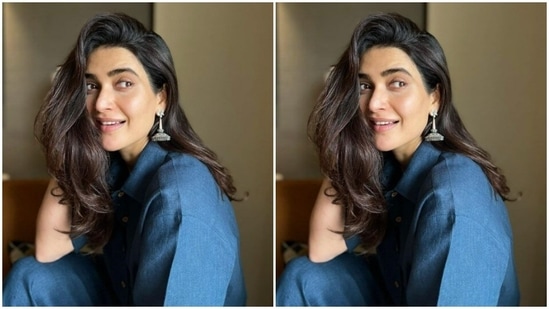 Karishma Tanna’s blue co-ord set is a perfect blend of comfort and ...