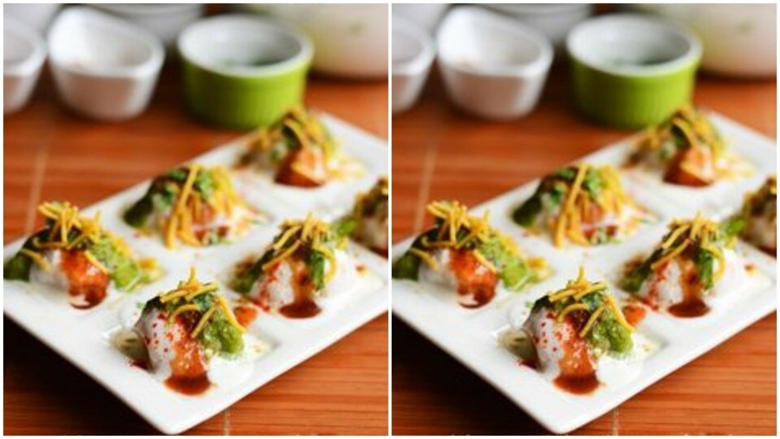 Moong Dal Pakora Chaat for every summer evening cravings. Recipe inside ...