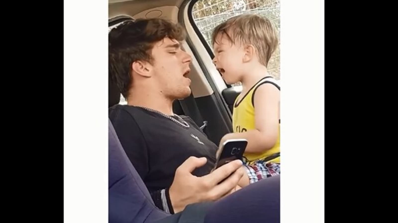 Kid singing with dad is a melodious treat for netizens. Seen viral ...
