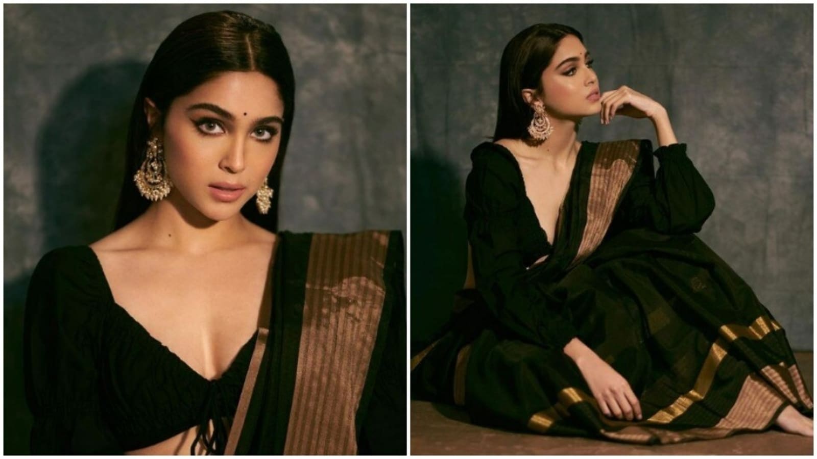 Sharvari Wagh is the epitome of grace in a traditional saree ...