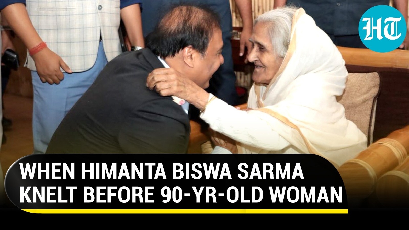 Himanta Biswa Sarma's warm gesture wins hearts; Video assuring woman ...