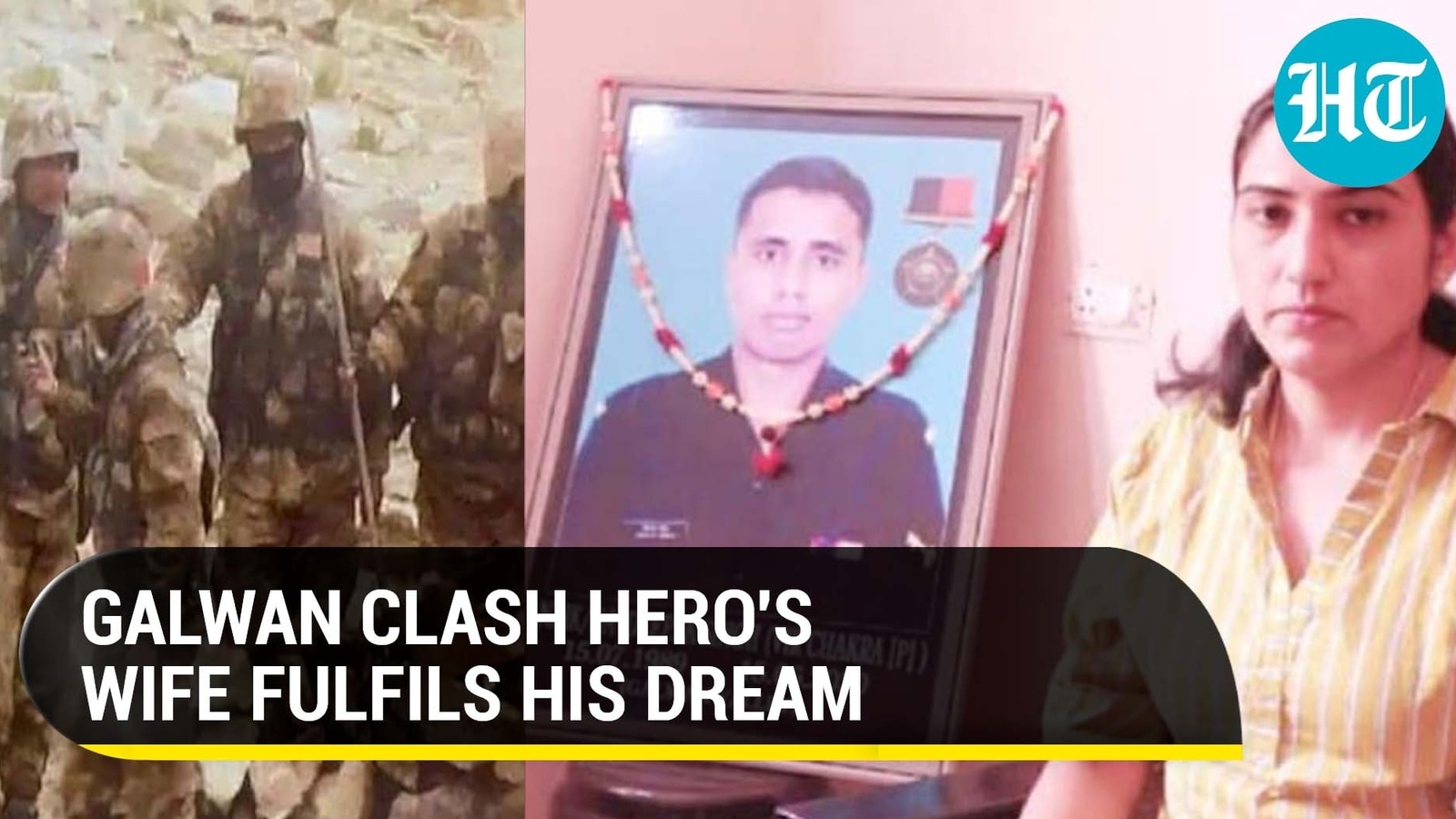 Galwan Heros Wife Is Now Lieutenant In Army Rekha Singh Fulfils
