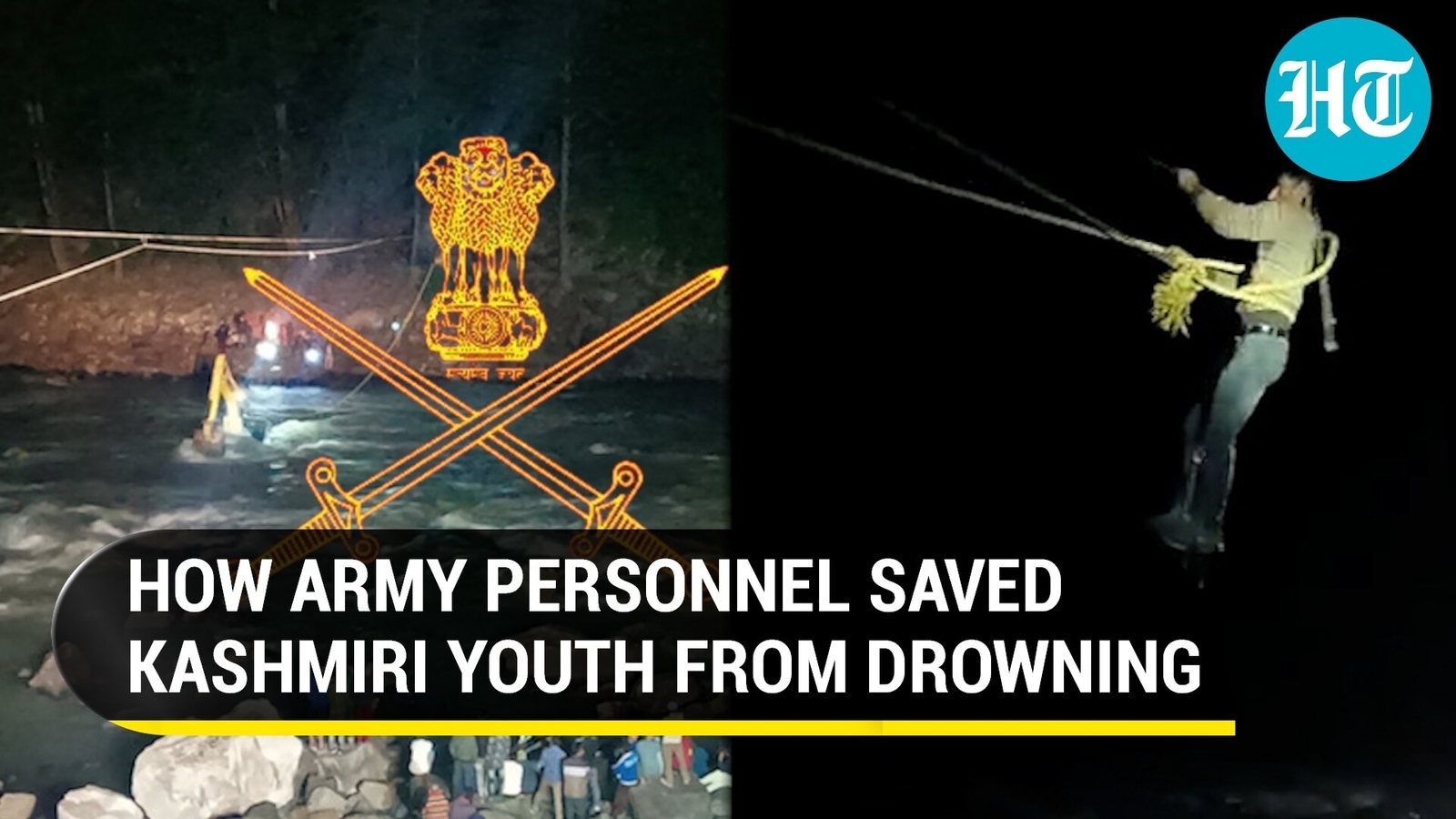 Indian Army saves 2 J&K youngsters from drowning by appelling across ...