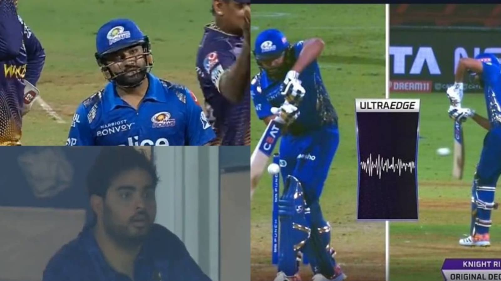 Watch: Rohit Sharma's controversial dismissal highlights UltraEdge ...