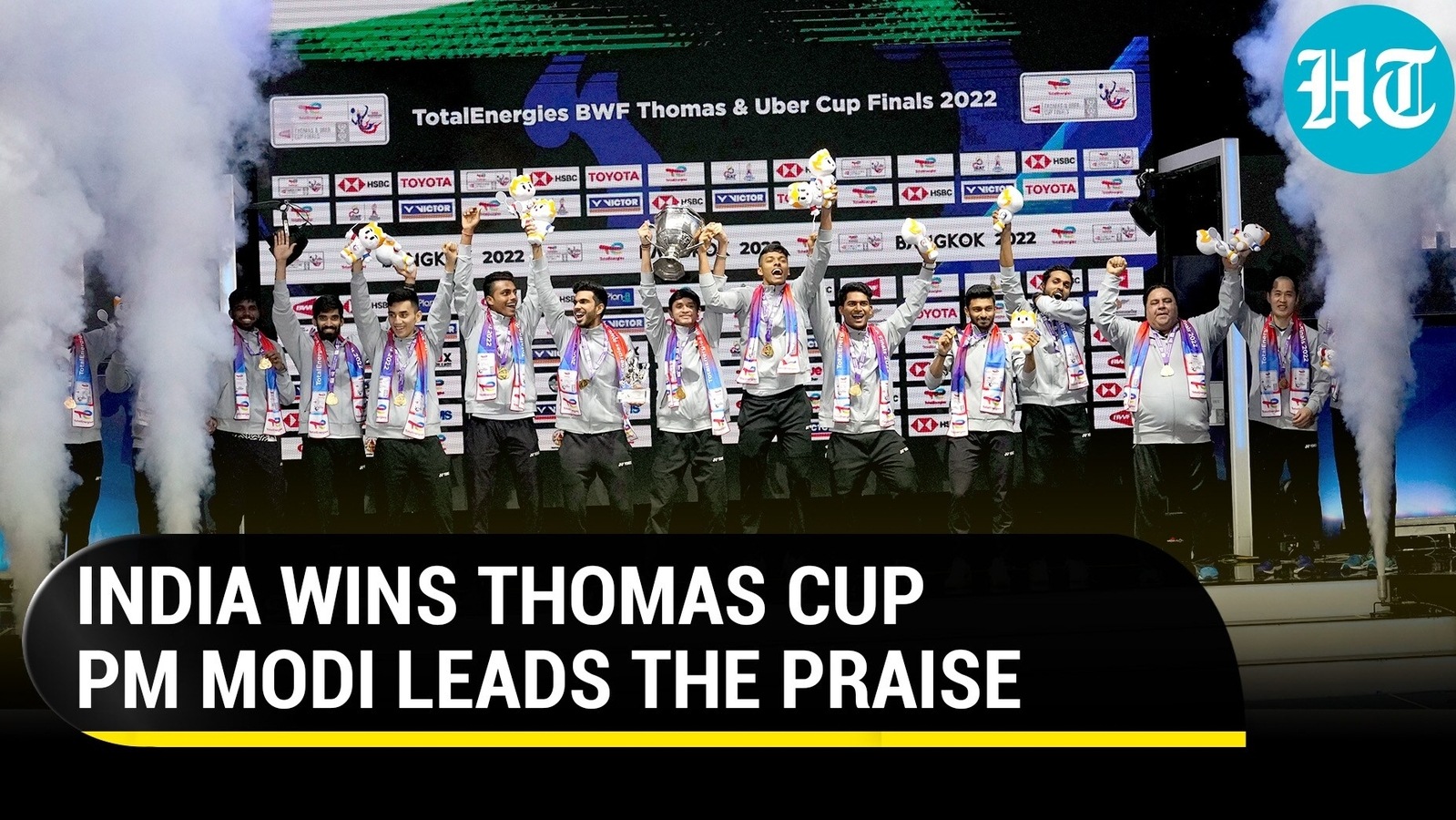 PM Modi dials India's badminton champs after first-ever Thomas Cup ...